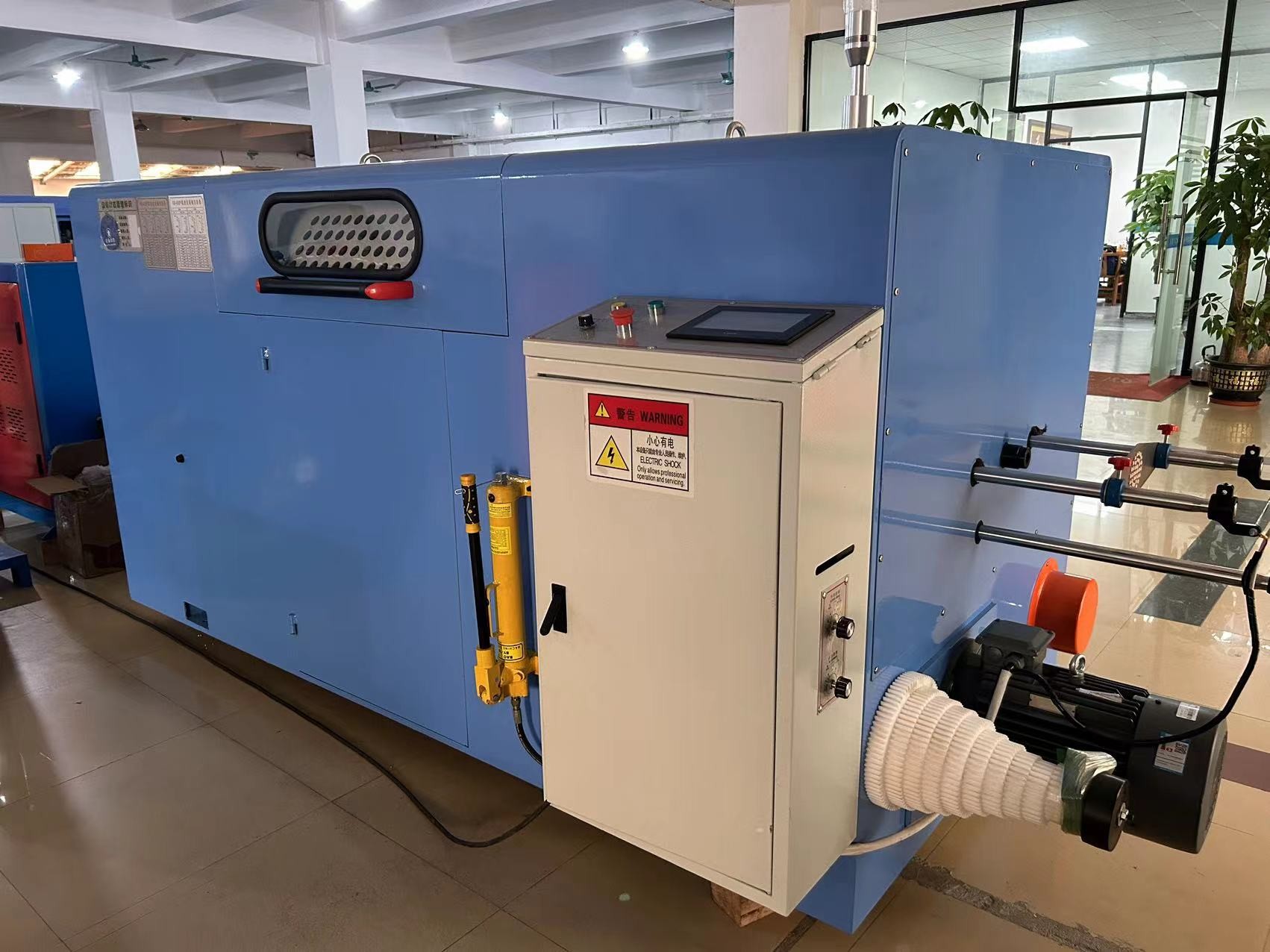 High Speed Tinned Wire Stranding Machine , Double Twsit Cable Bunching ...