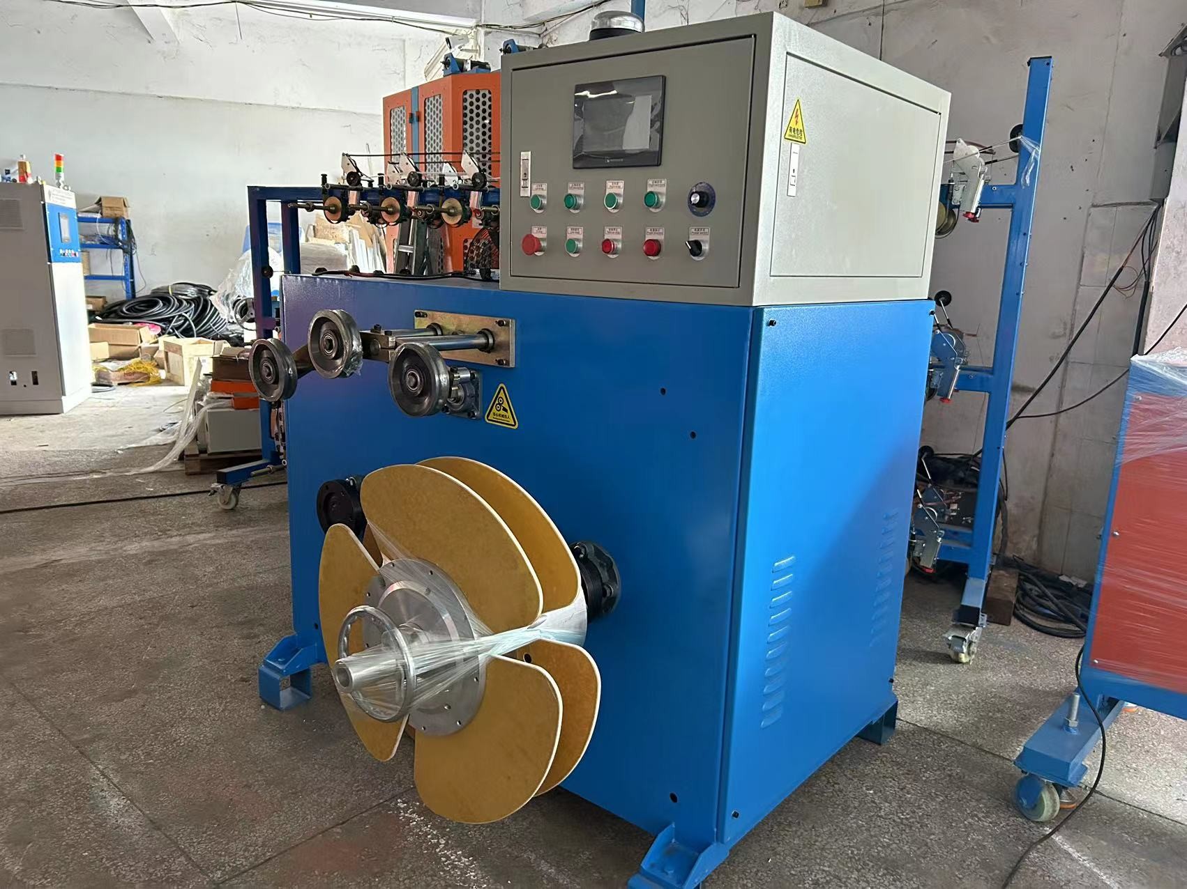 High Speed 1250 Cable Coiling Machine For Cable Packing 4*1.5 4*2.5 10 ...