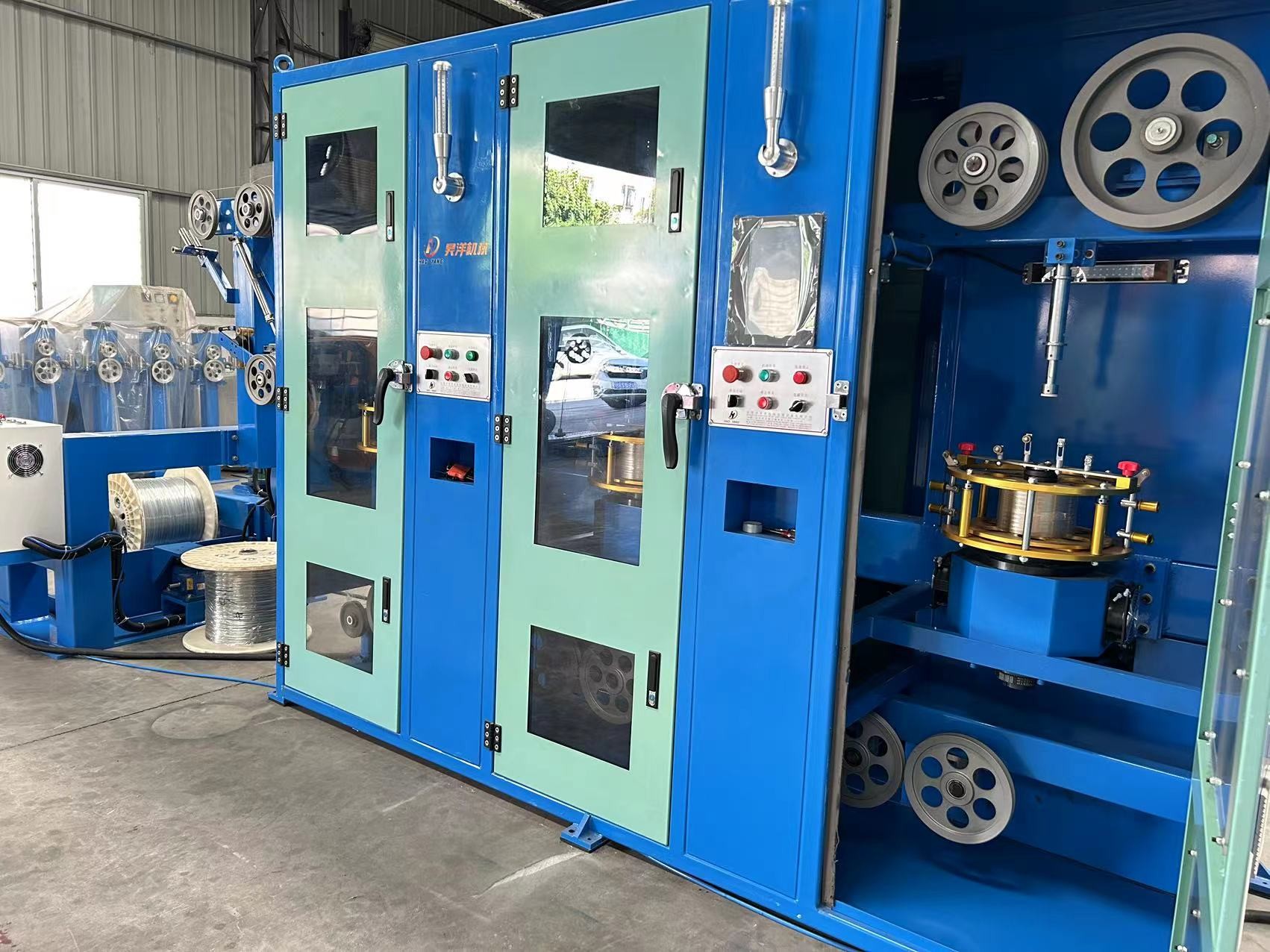 Vertical Automatic Copper Tapping Machine 2500RPM-3000RPM Cable ...